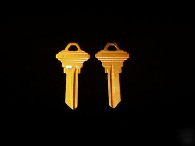 Sc1 Key Blanks 250-Pack Schlage - Brass, Made By Ilco For Locksmiths ...
